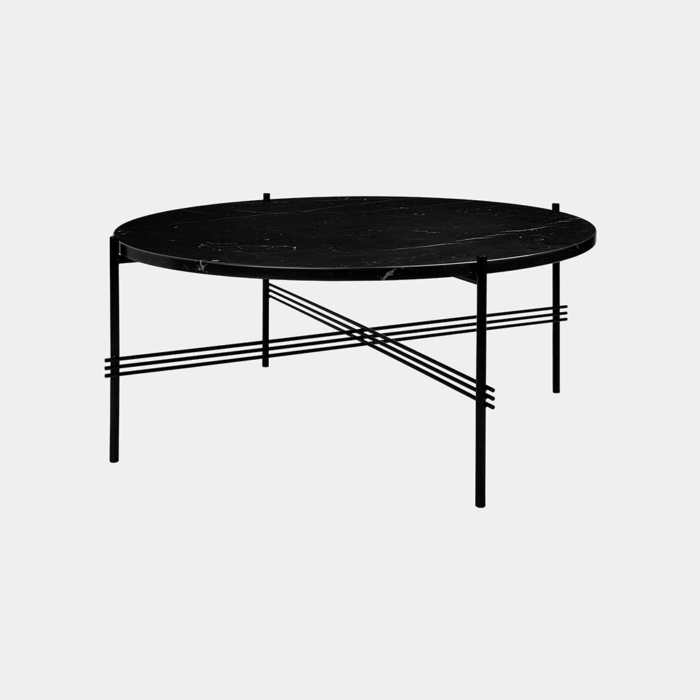 GUBI GUBI TS Coffee Table - Round φ800mm, Black Base / グビ | 家具・家電のサブスク ...