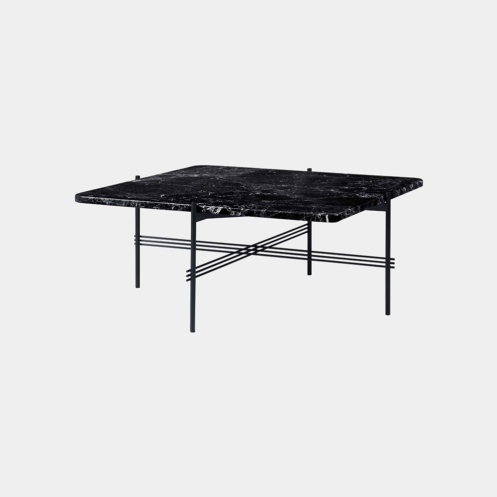 GUBI GUBI TS Coffee Table - Square 800 × 800mm, Black Base / グビ ...