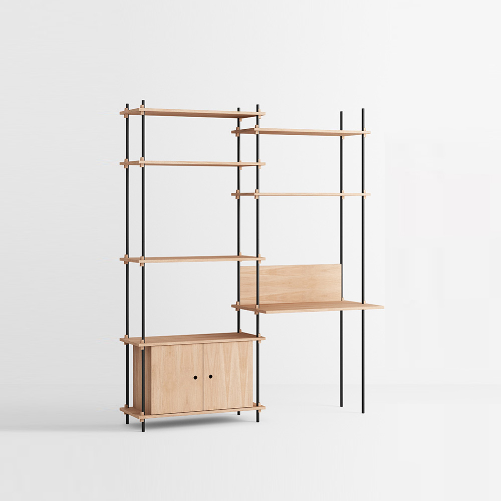 MOEBE MOEBE Shelving System Double H200 desk / ムーべ | subsclife (サブスクライフ)